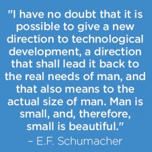 Small is beautiful